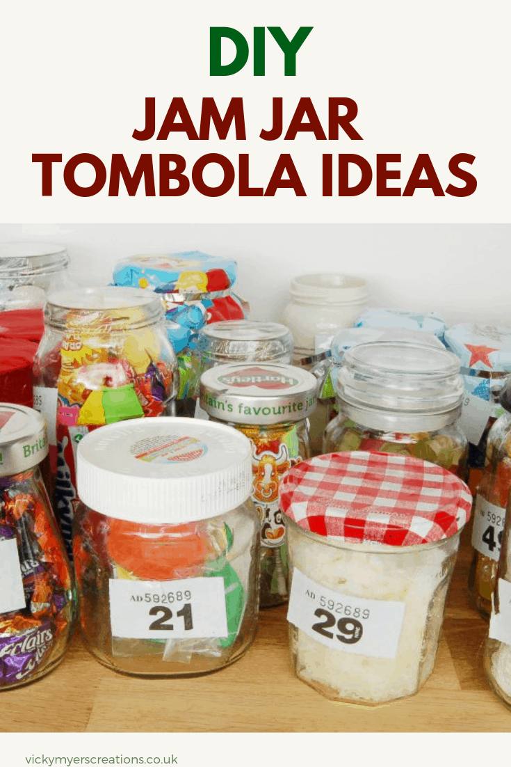 20 Jam Jar Tombola Ideas · VickyMyersCreations