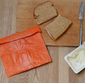 Recycled plastic sandwich wrapper · VickyMyersCreations