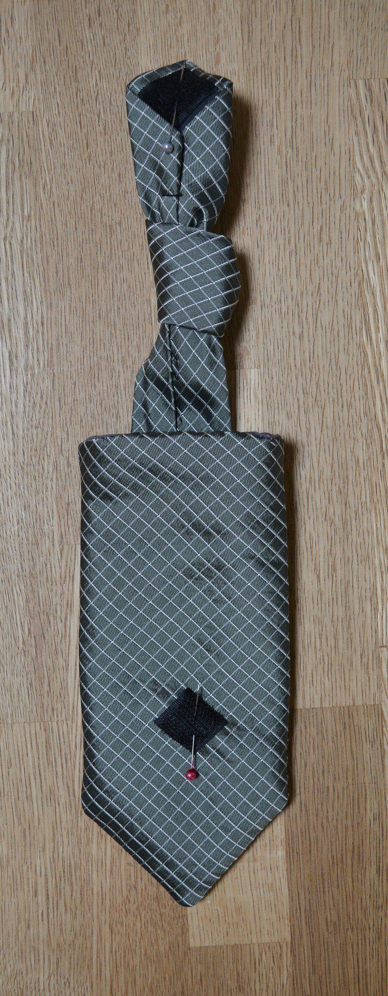 Make your own phone case with upcycled ties · VickyMyersCreations
