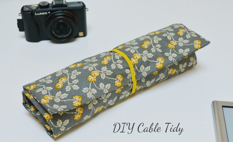 Fabric Cable Tidy, Cable Roll DIY · VickyMyersCreations
