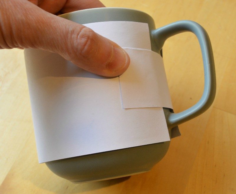 Upcycled Felt Mug Cozy · VickyMyersCreations