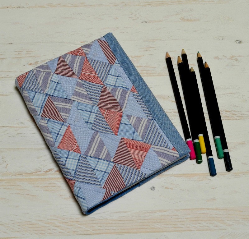 Quilted Notebook Cover · VickyMyersCreations