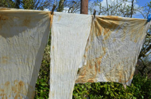 Rust fabric - Create beautiful patterns on fabric with rust ...