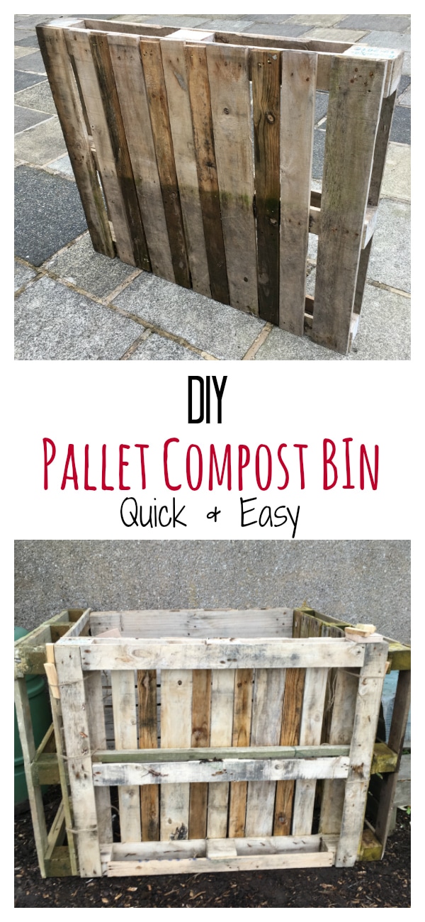 DIY Pallet Compost Bin · VickyMyersCreations