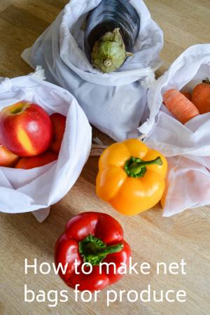 How to make net bags for fruit and vegetables · VickyMyersCreations