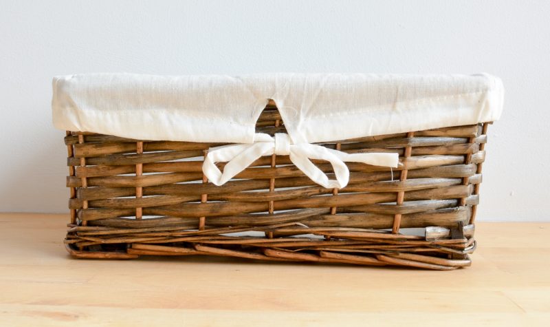 Update a wicker basket with chalk paint and pompom's, quick & easy ...