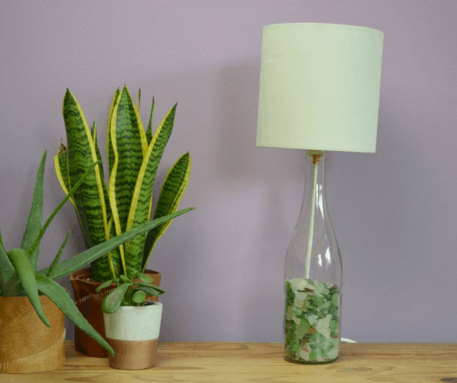 How to make a lamp out of a bottle · VickyMyersCreations
