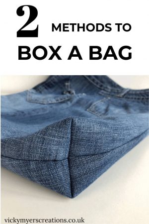 Learn how to sew box corners · VickyMyersCreations