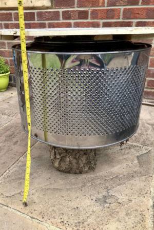 DIY Coffee Table made with an upcycle washing machine drum ...
