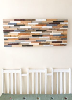 DIY scrap wood wall art · VickyMyersCreations
