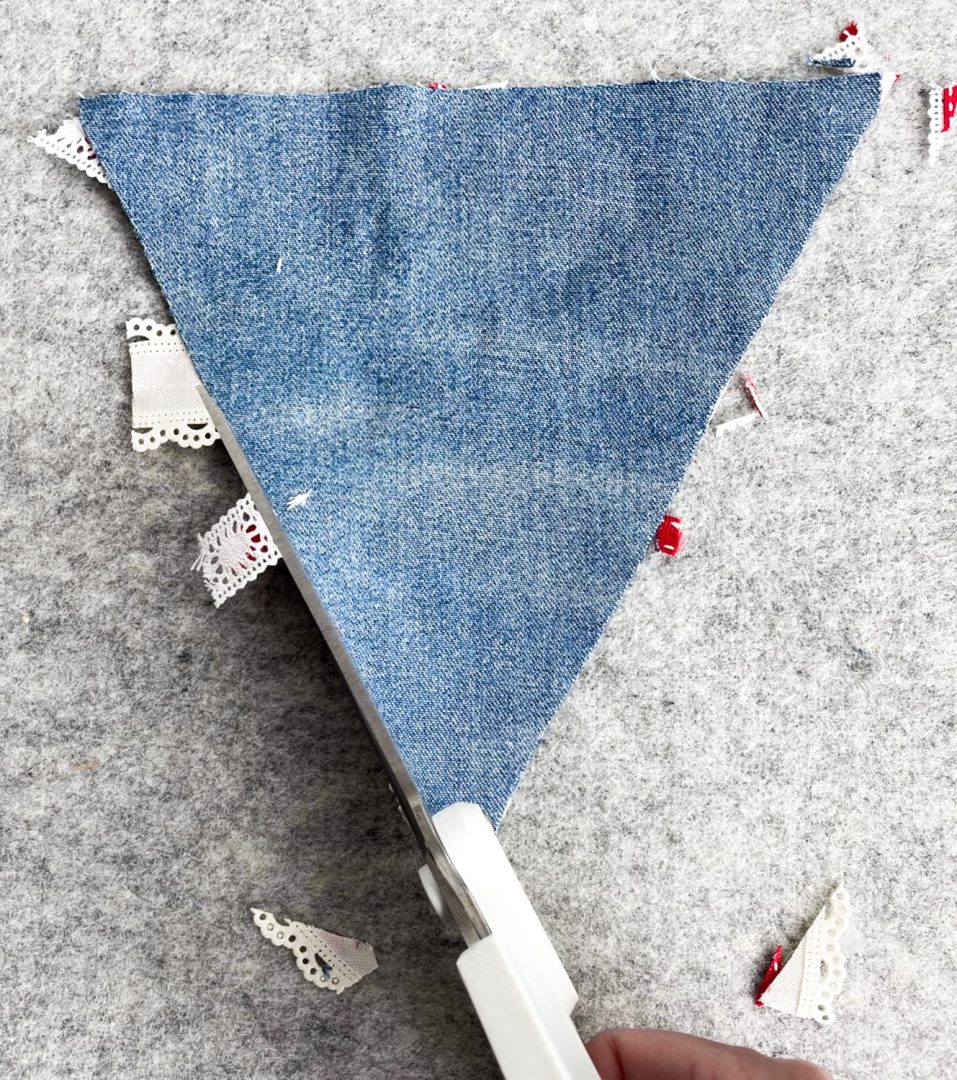 How to make bunting: Easy no sew bunting, free template & video ...