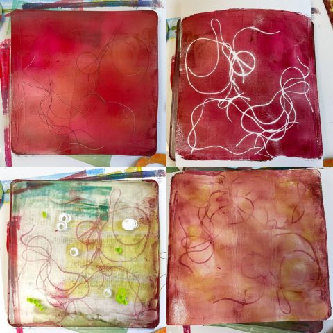 How to start gelli printing, 9 super easy steps · VickyMyersCreations