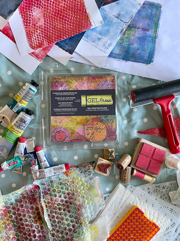 How to start gelli printing, 9 super easy steps · VickyMyersCreations