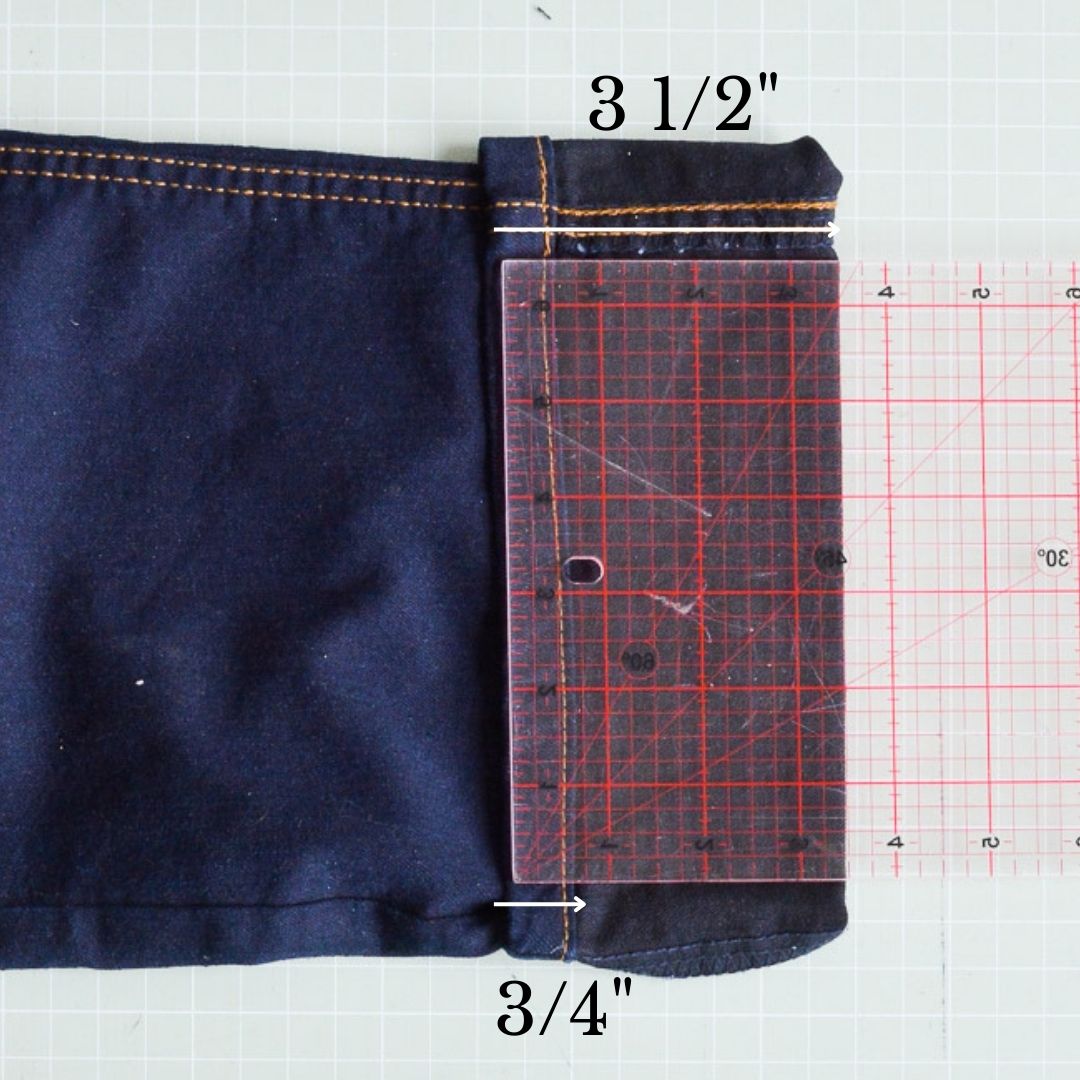 How to hem jeans, 7 easy steps keeping the original hem ...