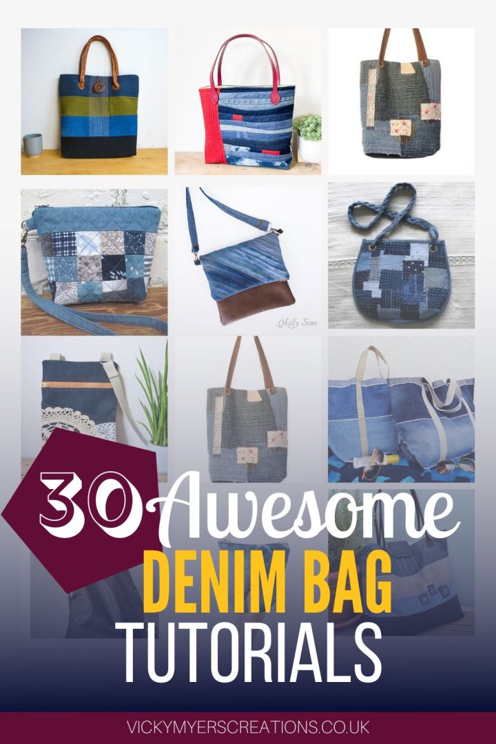 The ultimate list of free denim bag patterns and tutorials ...
