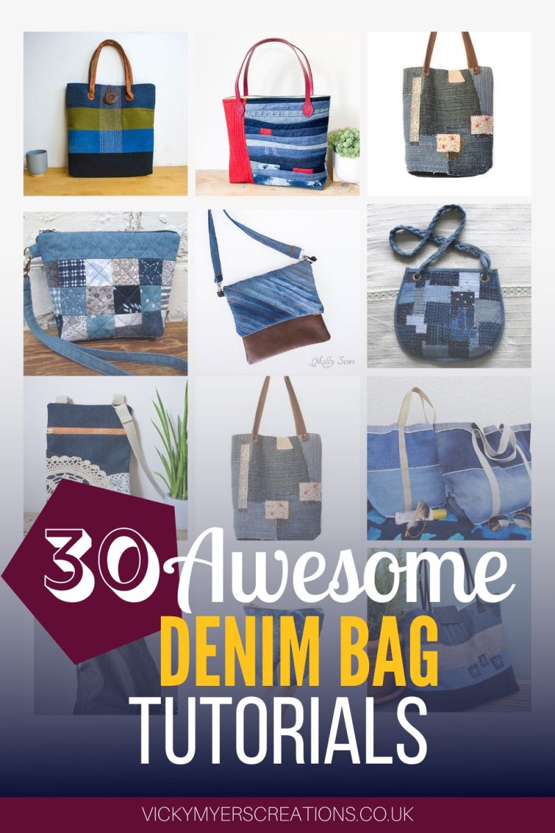 The ultimate list of free denim bag patterns and tutorials ...