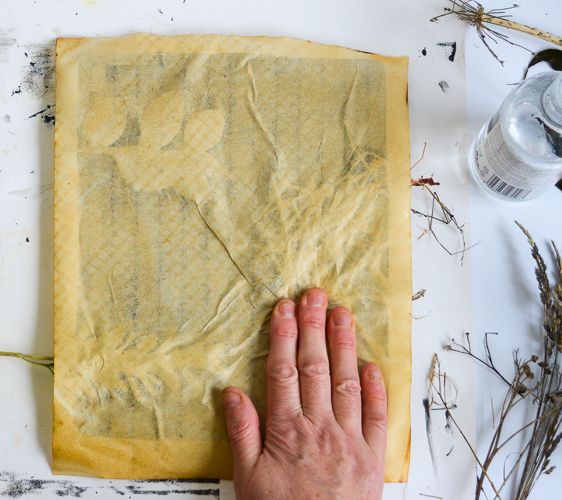 Botanical printing with your gelli plate · VickyMyersCreations